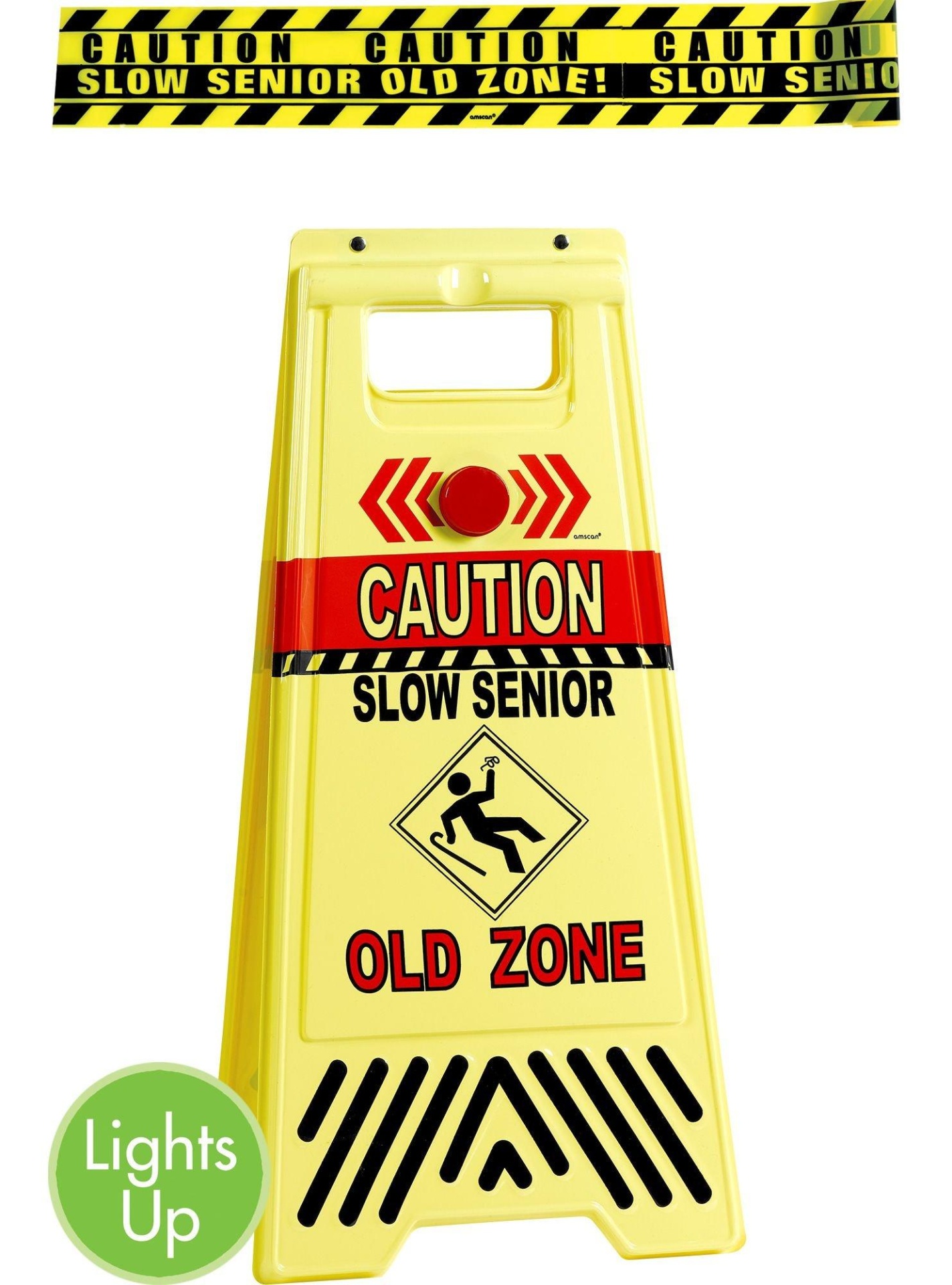 Party City Old Zone Caution Floor Sign & Caution Tape 1 ct | Shipt