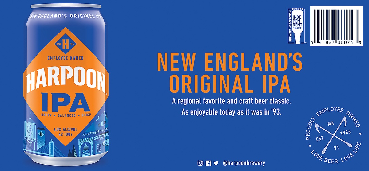 Harpoon Brewery Ipa Cans 12 ct; 12 oz | Shipt