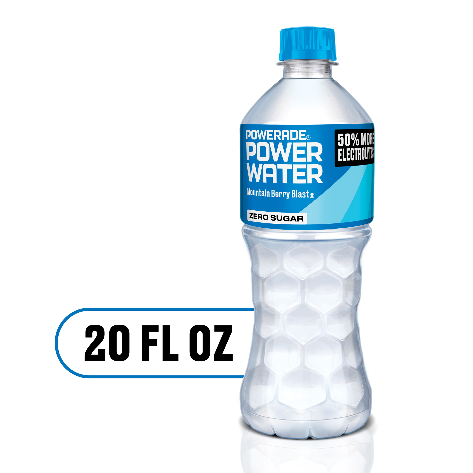 POWERADE Power Water Zero Sugar Mountain Berry Blast Flavored ...