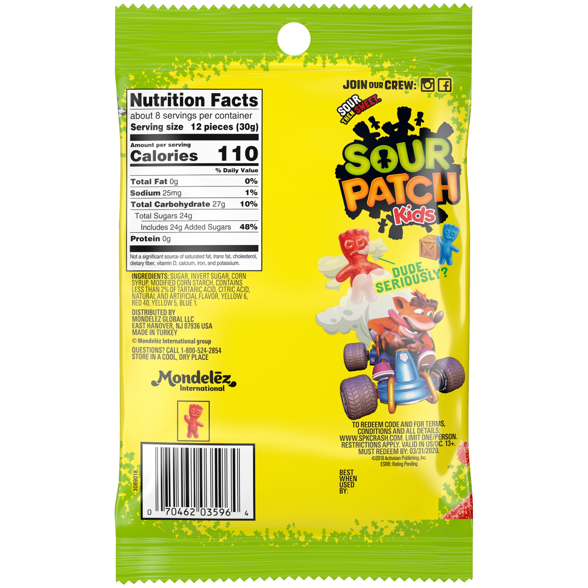 Sour Patch Kids Kids Original Soft and Chewy Candy - 8oz Bag 8 oz | Shipt