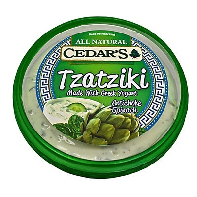 Cedar's Tzatziki Artichoke Spinach Dip 12 oz | Shipt