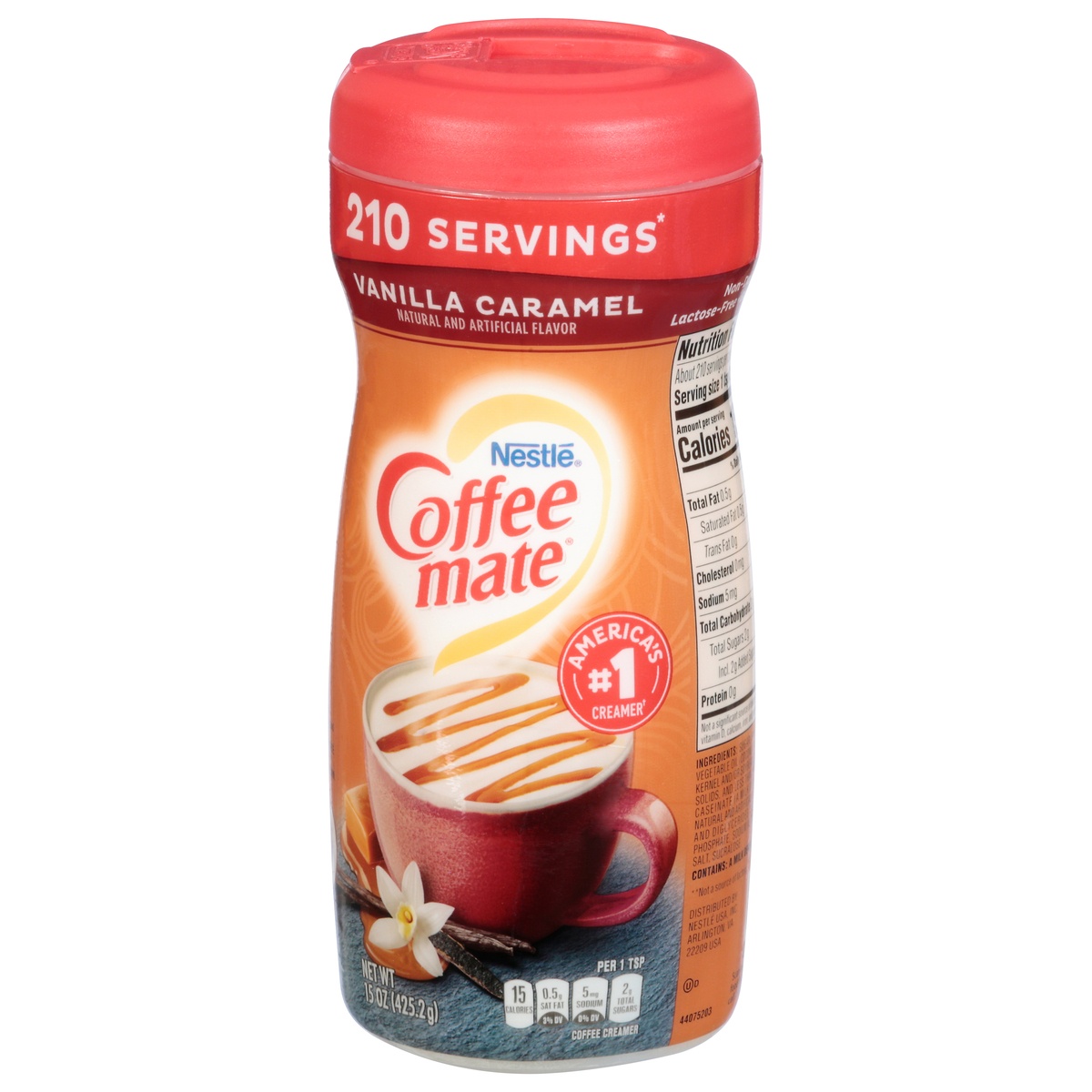 Coffee-Mate Vanilla Caramel Powder Coffee Creamer 15 oz | Shipt