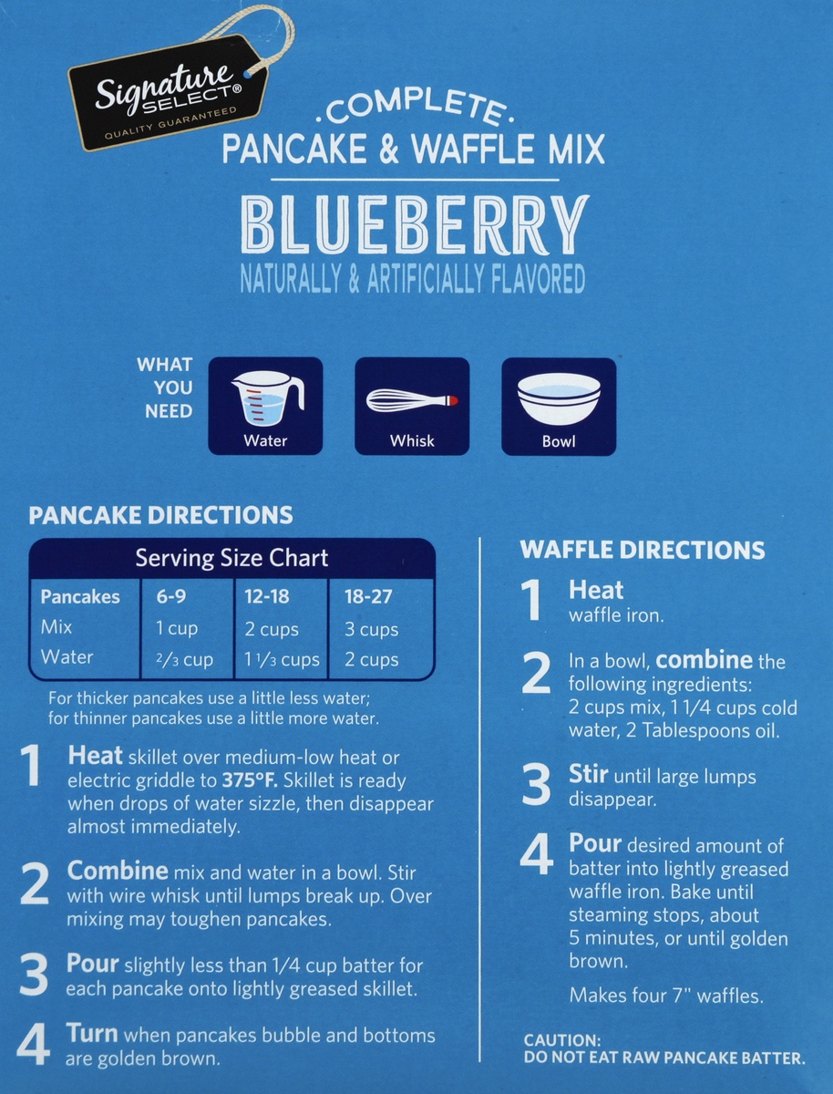 Signature Select Pancake & Waffle Mix Blueberry 28 oz | Shipt