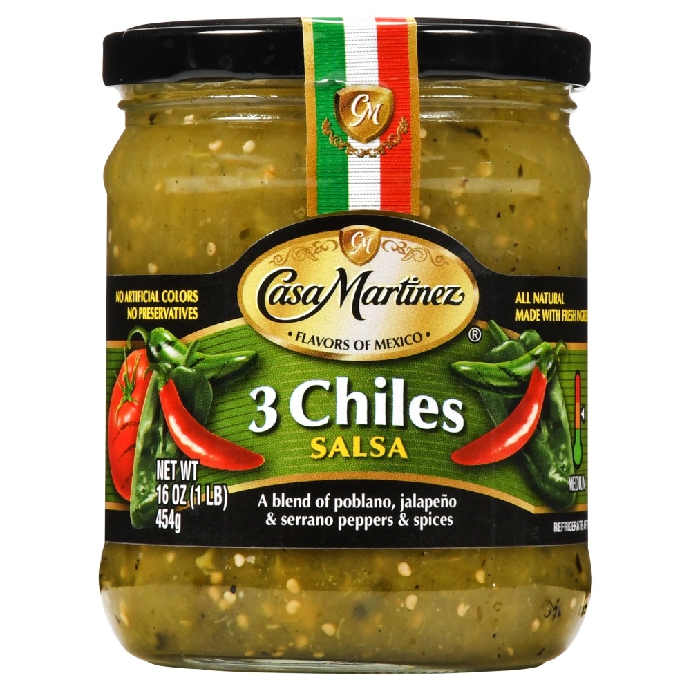 Casa Martinez 3 Chiles Salsa 16 oz | Shipt