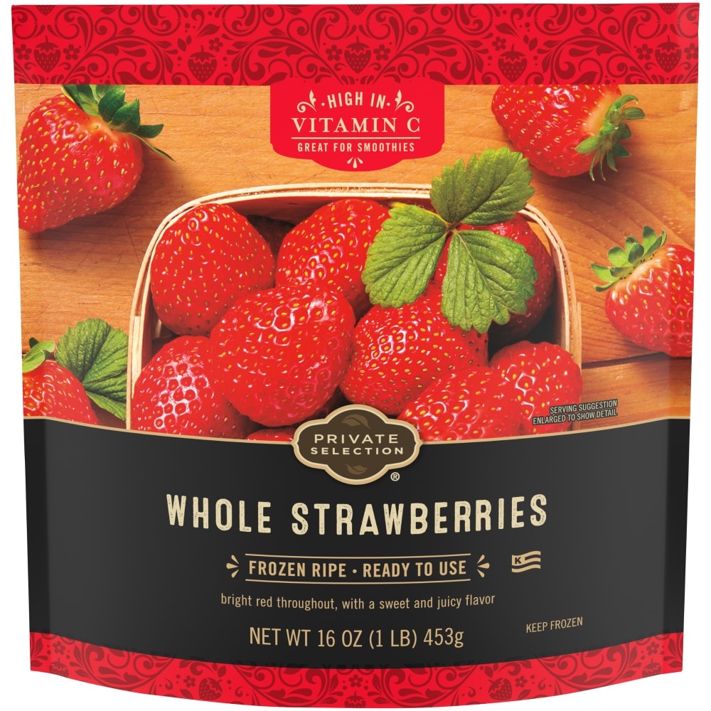 Private Selection Whole Frozen Strawberries 16 oz | Shipt