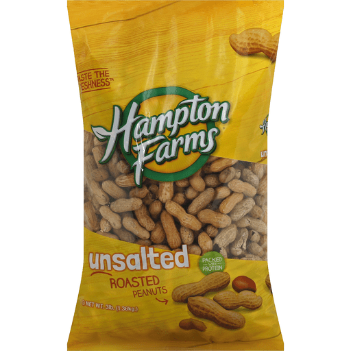 Hampton Farms Salted & Roasted Peanuts 3 lb | Shipt