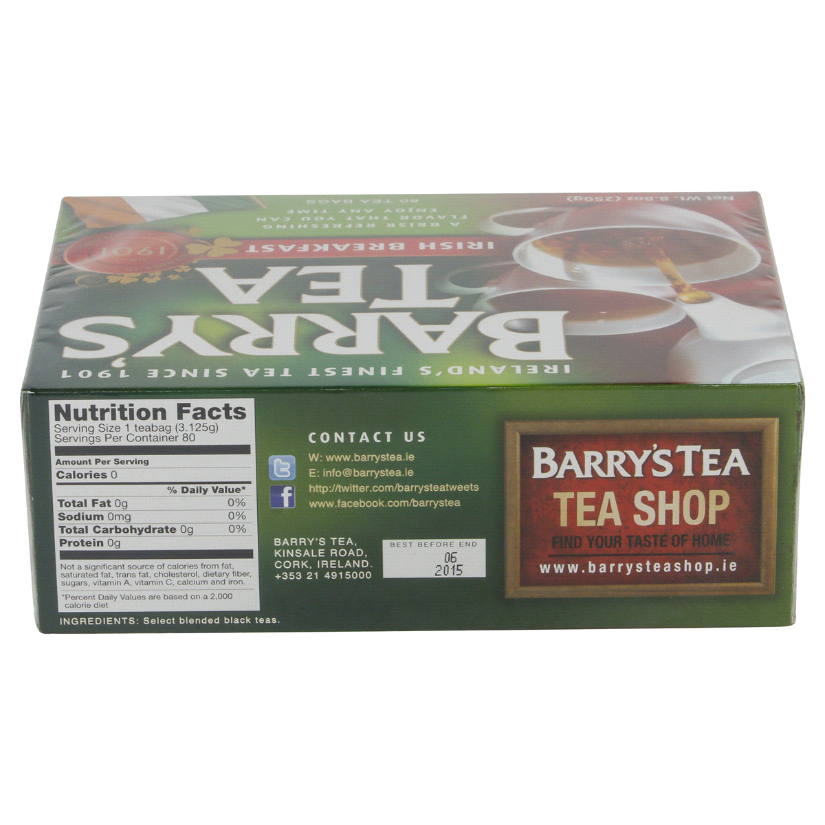 Barry's Tea Irish Breakfast Strength & Flavour Tea Bags 80 ct | Shipt