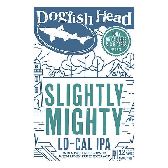 Dog Fish Head Slightly Mighty Lo-Cal IPA 12 ct; 12 oz | Shipt