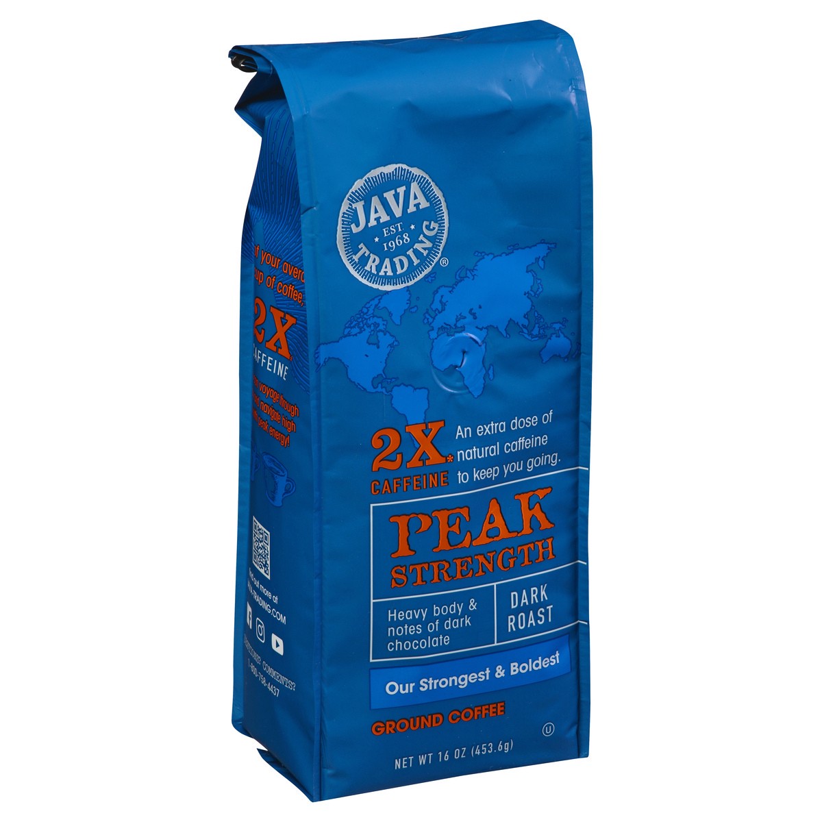Java Trading Peak Strength Dark Roast Ground Coffee 16 oz 16 oz | Shipt