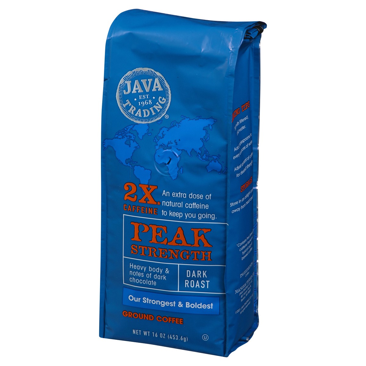 Java Trading Peak Strength Dark Roast Ground Coffee 16 oz 16 oz | Shipt