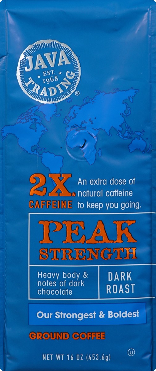 Java Trading Peak Strength Dark Roast Ground Coffee 16 oz 16 oz | Shipt