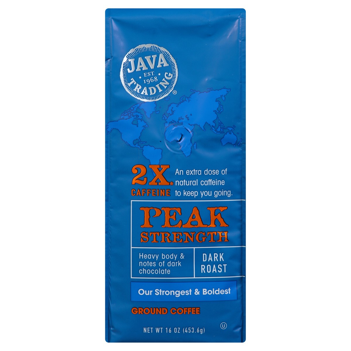 Java Trading Peak Strength Dark Roast Ground Coffee 16 oz 16 oz | Shipt