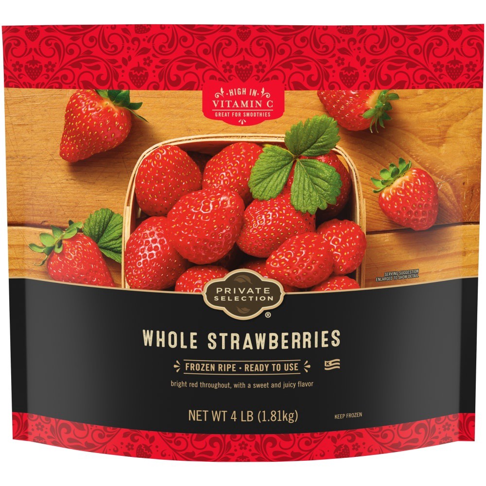 Private Selection Frozen Whole Strawberries 4 lb | shipt