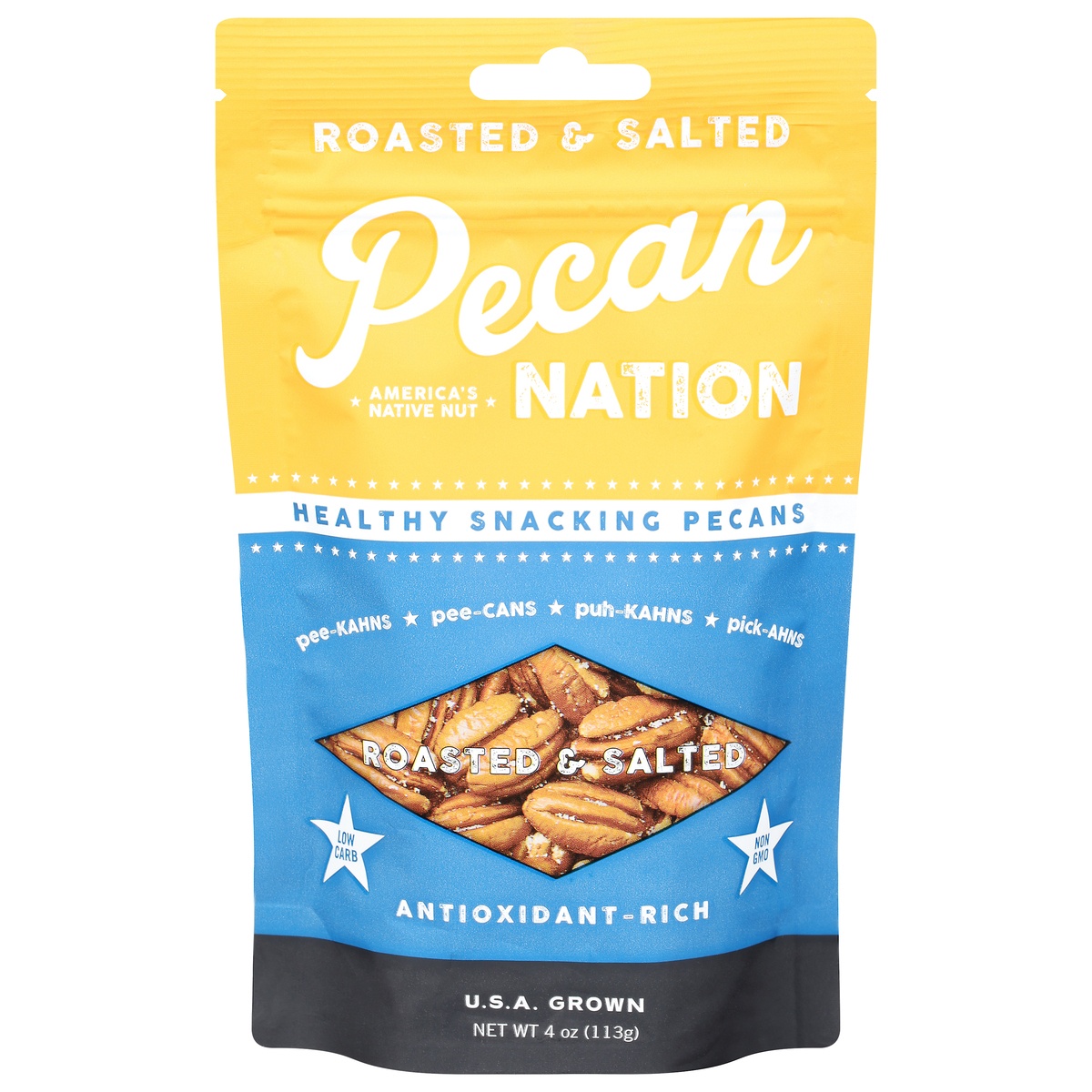 Pecan Nation Roasted & Salted Pecans 4 oz 4 oz | Shipt