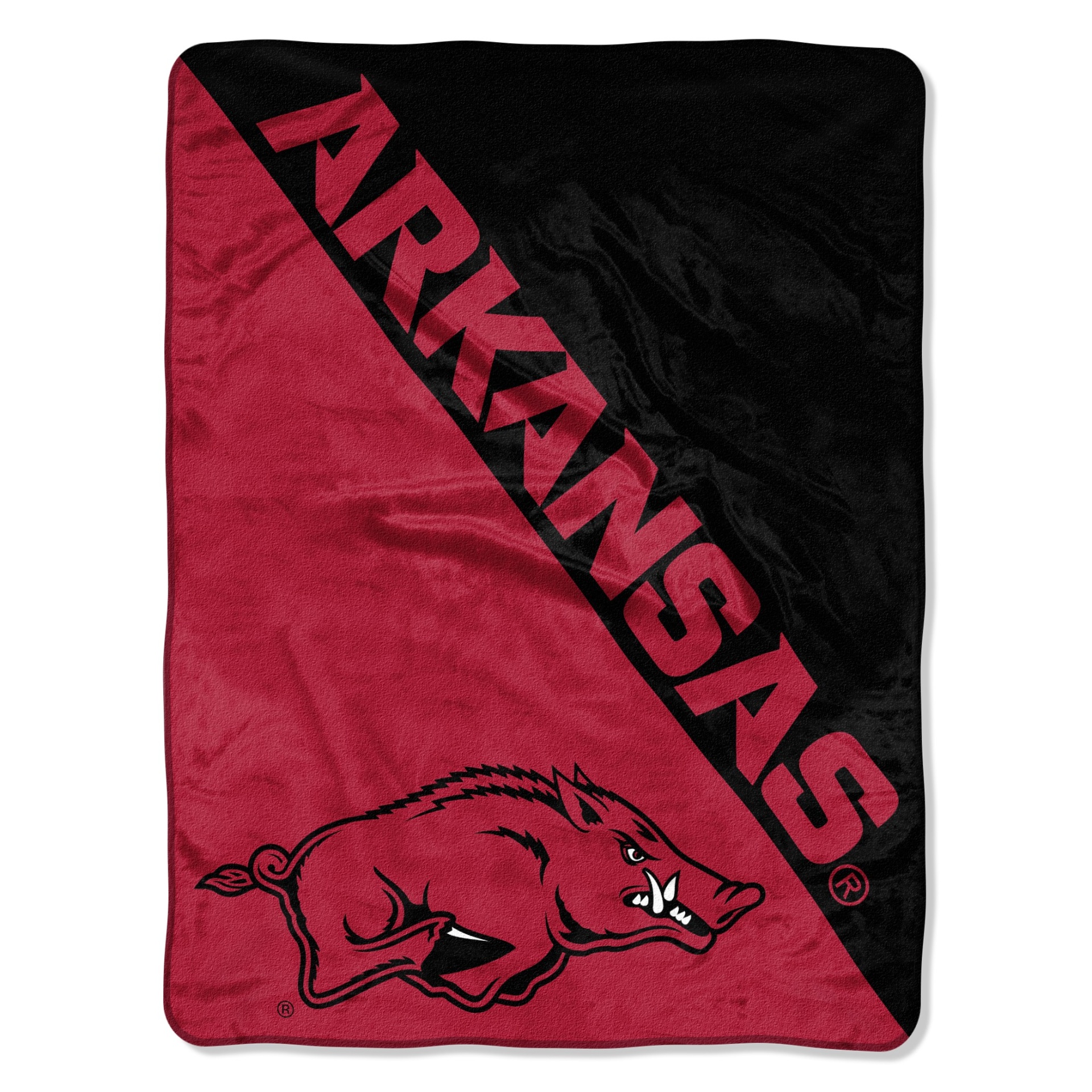 NCAA Arkansas Razorbacks Micro Fleece Throw Blanket 1 ct | Shipt