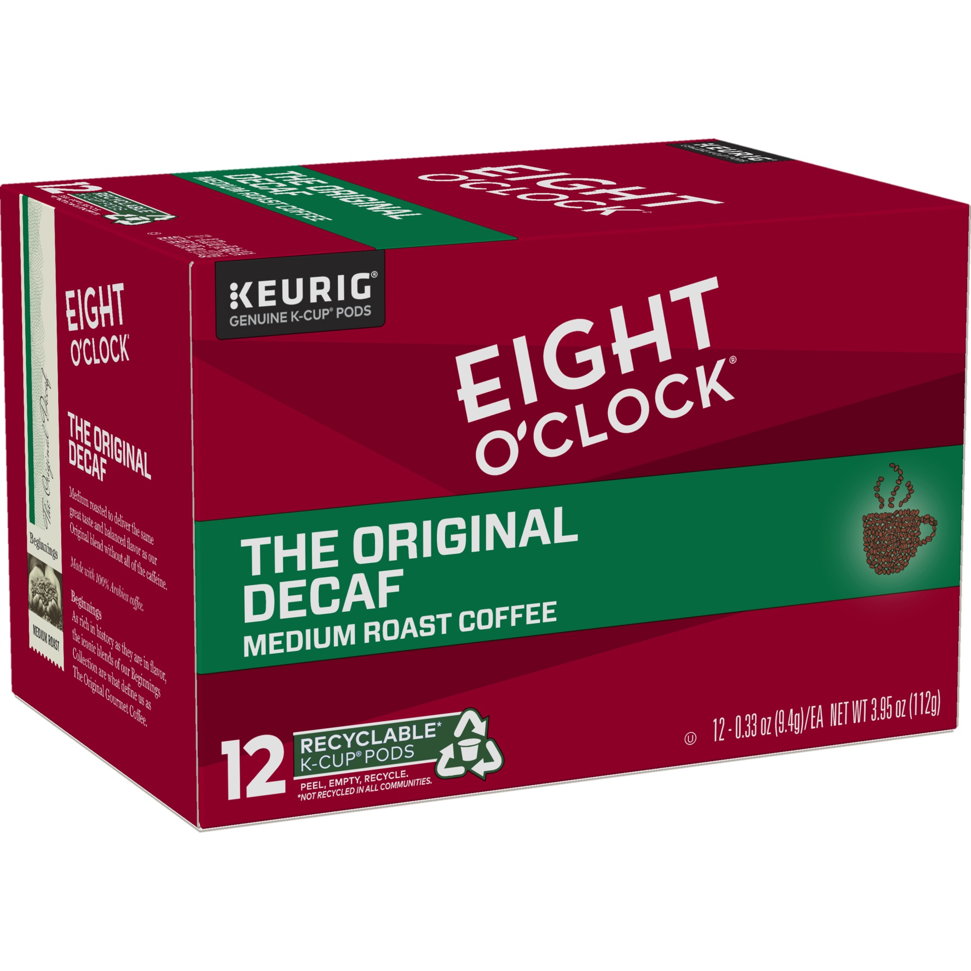 Eight O'Clock Coffee Original Decaf K-Cups 12 ct | Shipt