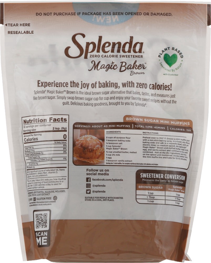 Splenda Magic Baker Zero Calorie Brown Sweetener 16 oz 16 oz | Shipt