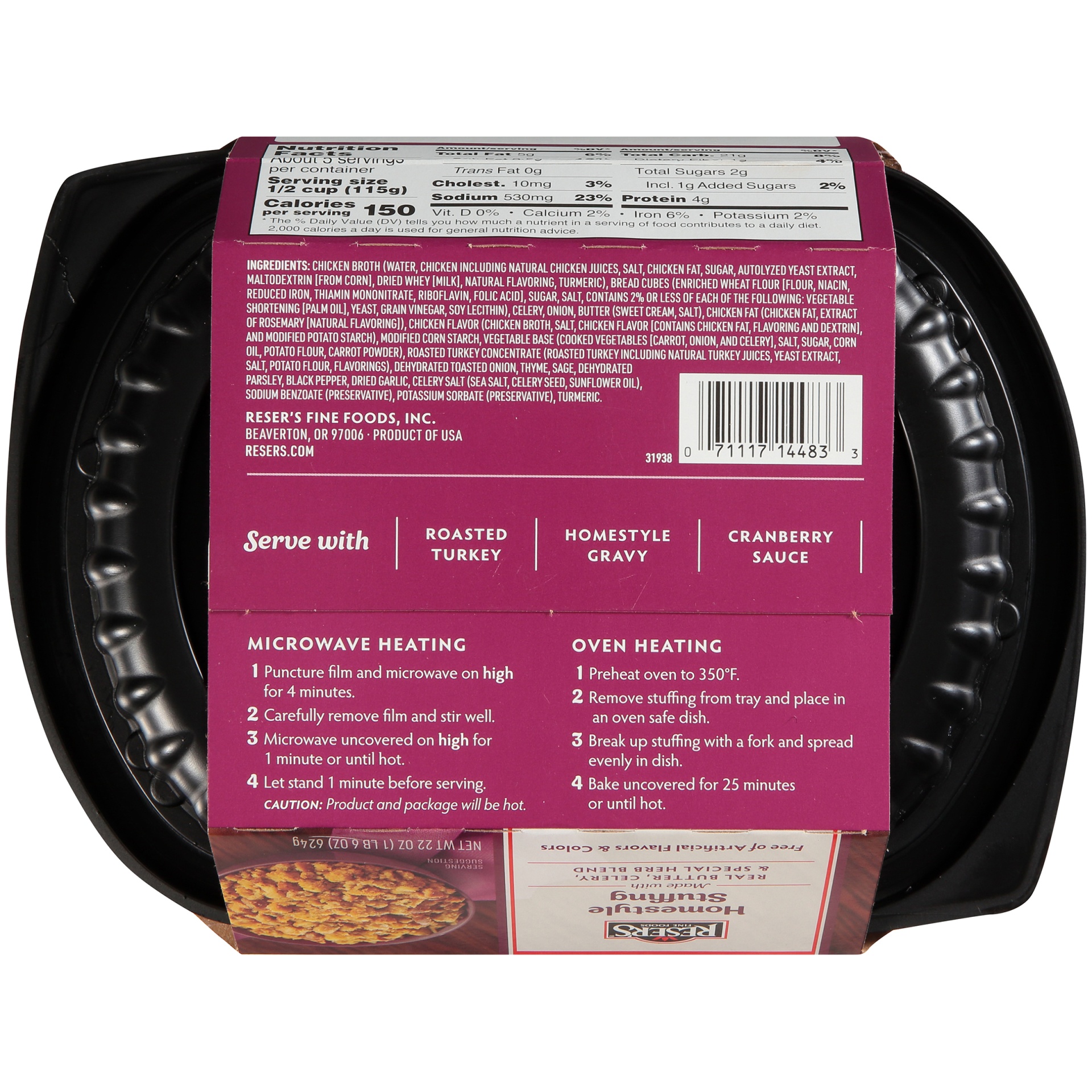 Reser's Homestyle Stuffing 22 oz | Shipt