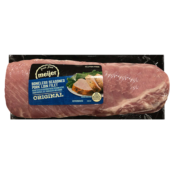 Meijer Boneless Original Pork Loin Filet per lb | Shipt