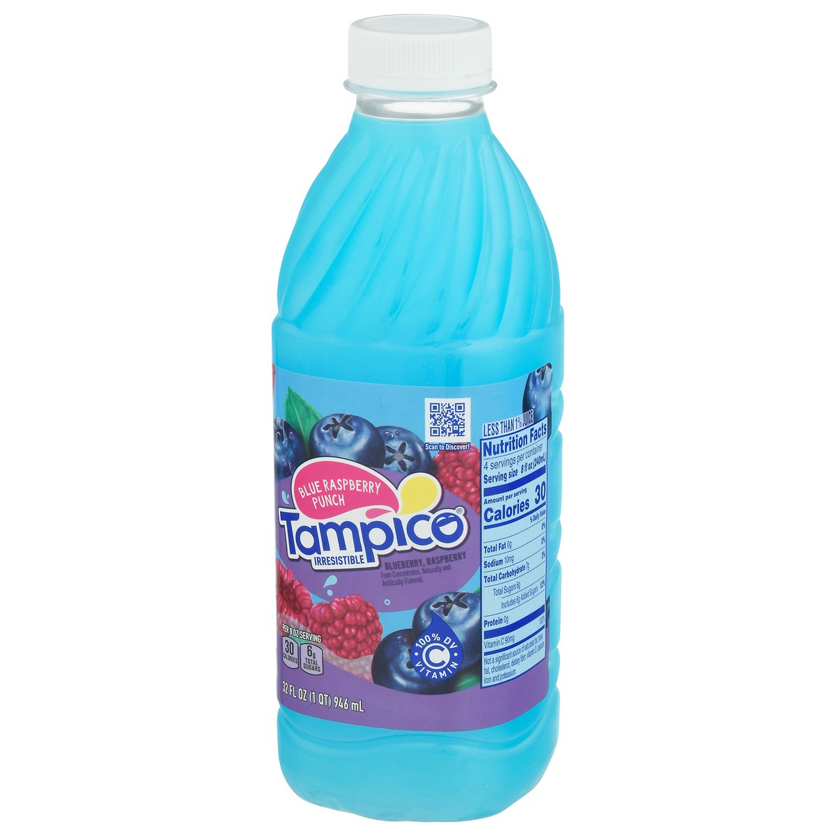 Tampico Blue Raspberry Punch - 32 ct 32 ct | Shipt