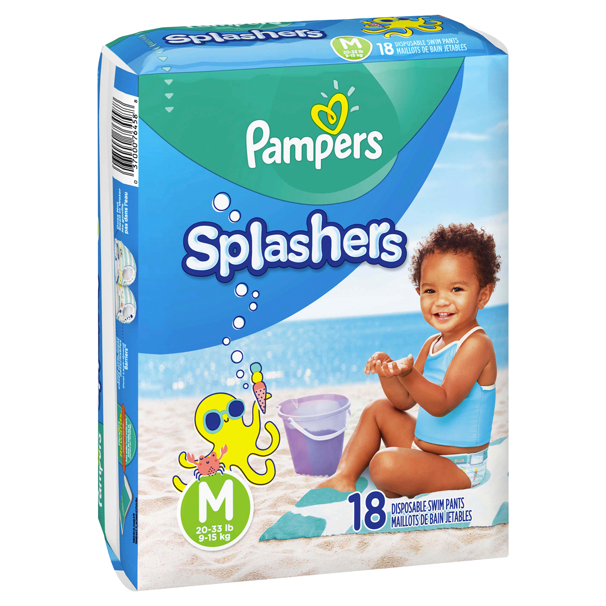 Pampers Splashers Medium Disposable Swim Pants 18 ct | Shipt