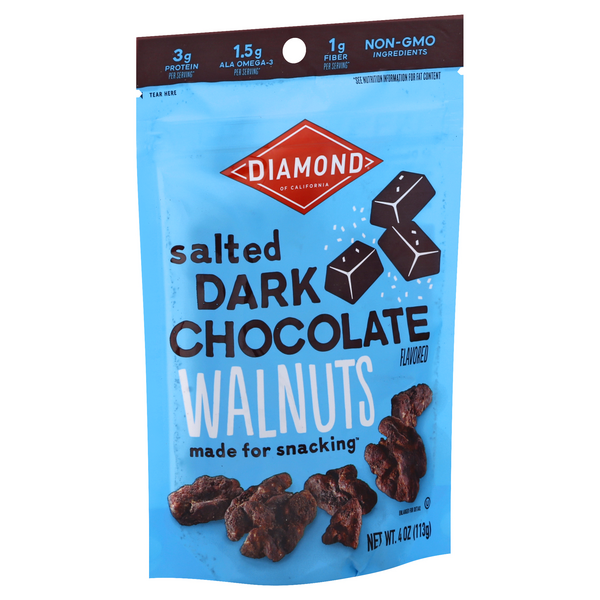 Diamond Walnuts, Salted Dark Chocolate 4 oz | Shipt