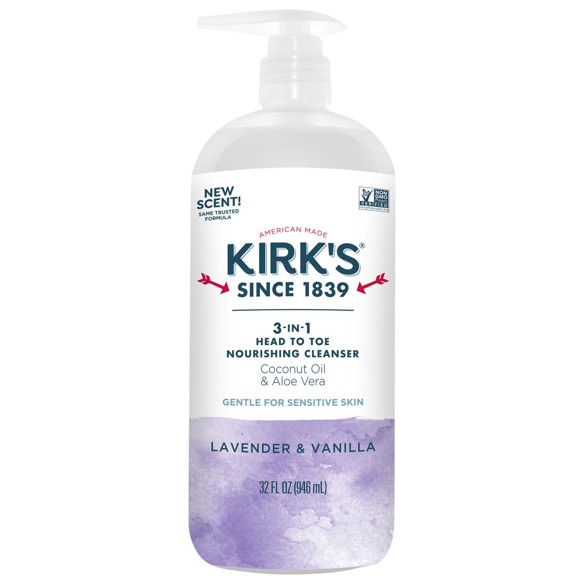 Kirk's 3-in-1 Head to Toe Nourishing Cleanser - for Men, Women & Children, Made with Coconut Oil ...