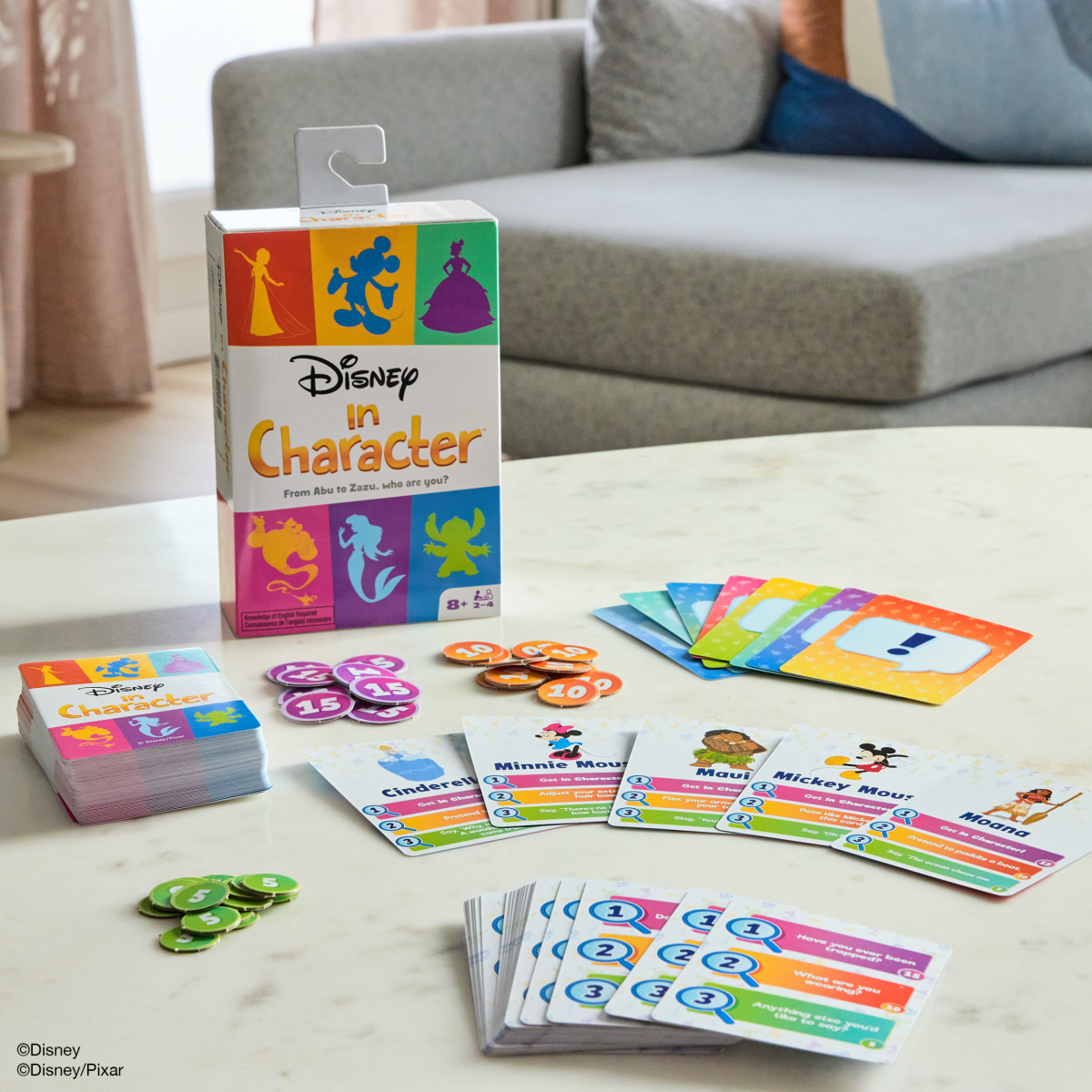 Disney in Character Card Game, Kids Games, Family Games, Disney Games ...