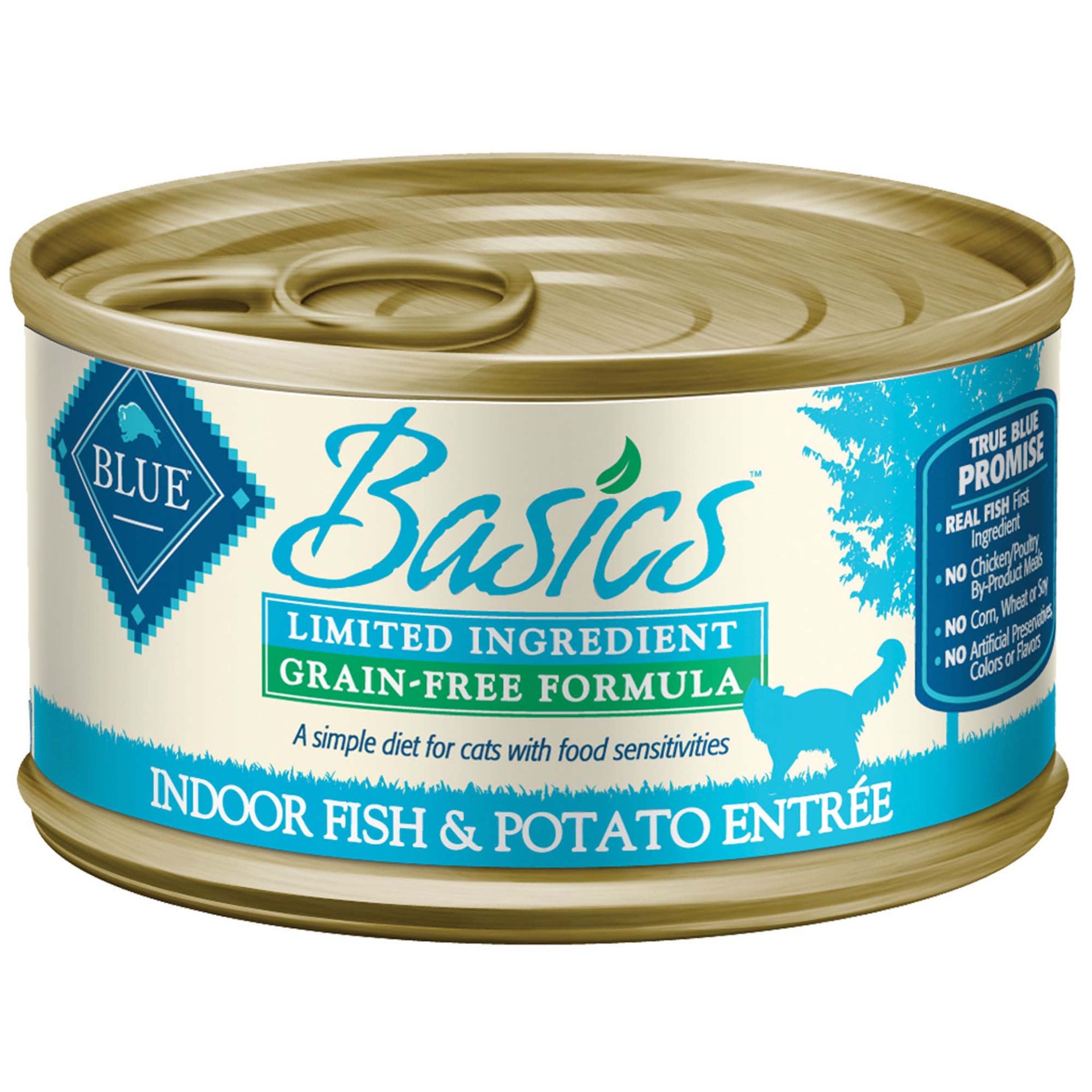 Blue Buffalo Basics Limited Ingredient Grain Free Fish & Potato Canned ...