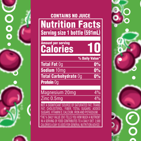 Splash Fizz, Black Cherry Flavor Sparkling Water Beverage, 20 Fl Oz ...