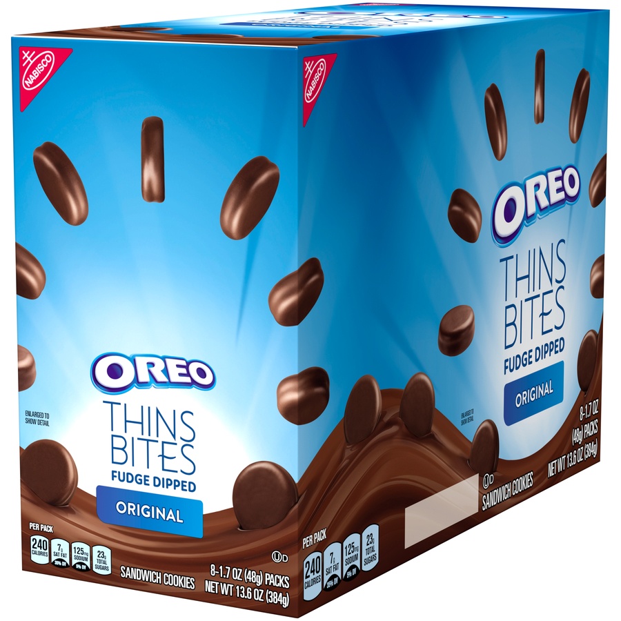 Oreo Thin Bites Fudge Dipped, Multipacks 13.6 oz | Shipt