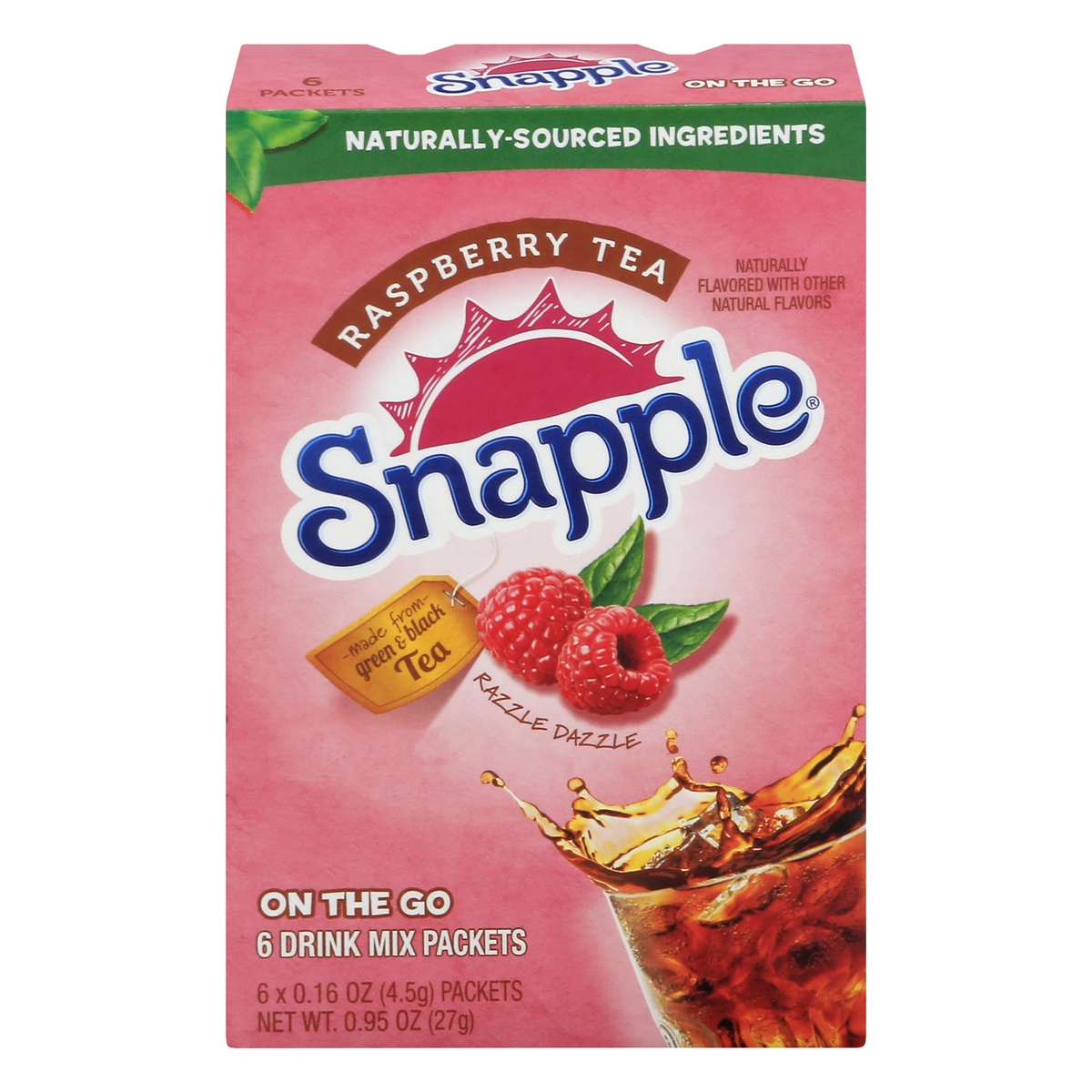 Snapple Raspberry Tea Powder Drink Mix 1 ct | Shipt