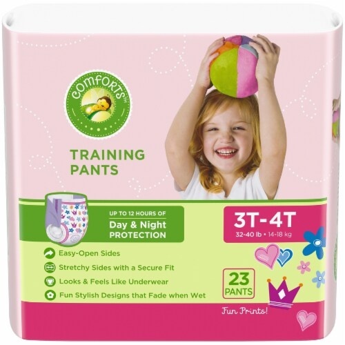 Comforts Training Pants For Girls 3T-4T 23 ct | Shipt