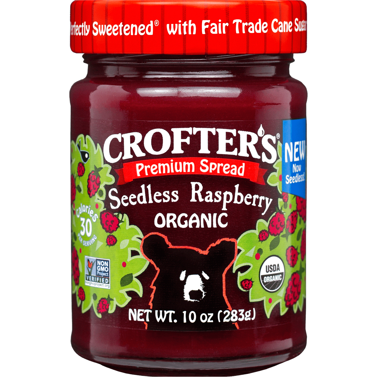 Crofter's Premium Spread Seedless Raspberry Organic 10 fl oz | Shipt