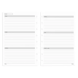 TUL Custom Note-Taking System Discbound Weekly/Monthly Refill Pages ...