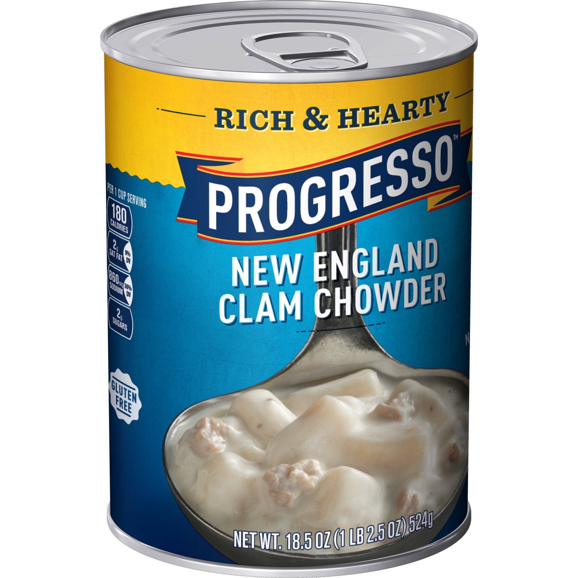 Progresso Rich & Hearty New England Clam Chowder Soup 18.5 oz | Shipt