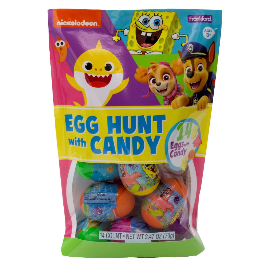Nickelodeon Egg Hunt With Candy, 16-Pack 1 ct | Shipt