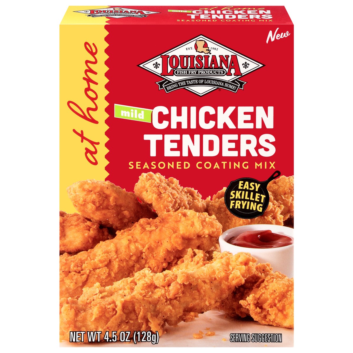 Louisiana Fish Fry Products Chicken Tenders Mild Seasoned Coating Mix 4 ...