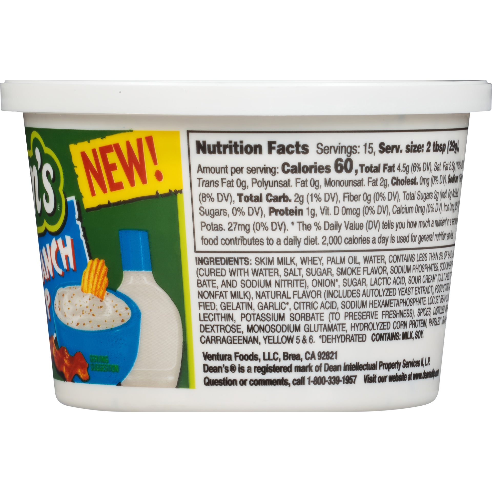 Dean's Bacon Ranch Dip 16 oz | Shipt