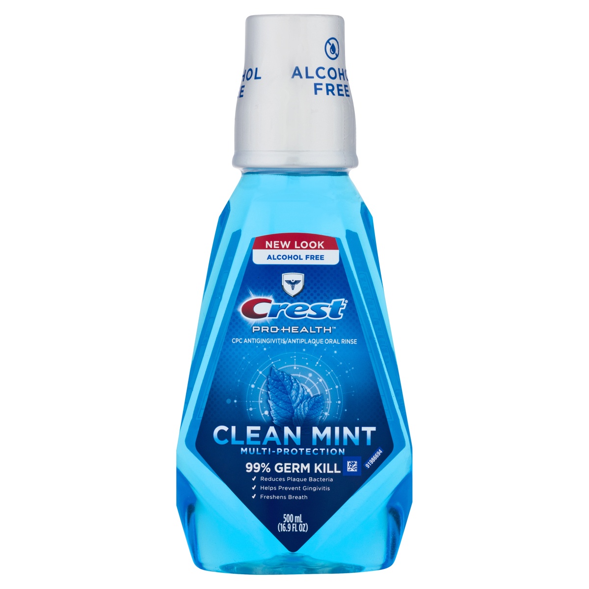Crest Pro-Health Multi-Protection Alcohol Free Clean Mint Mouthwash 16. ...