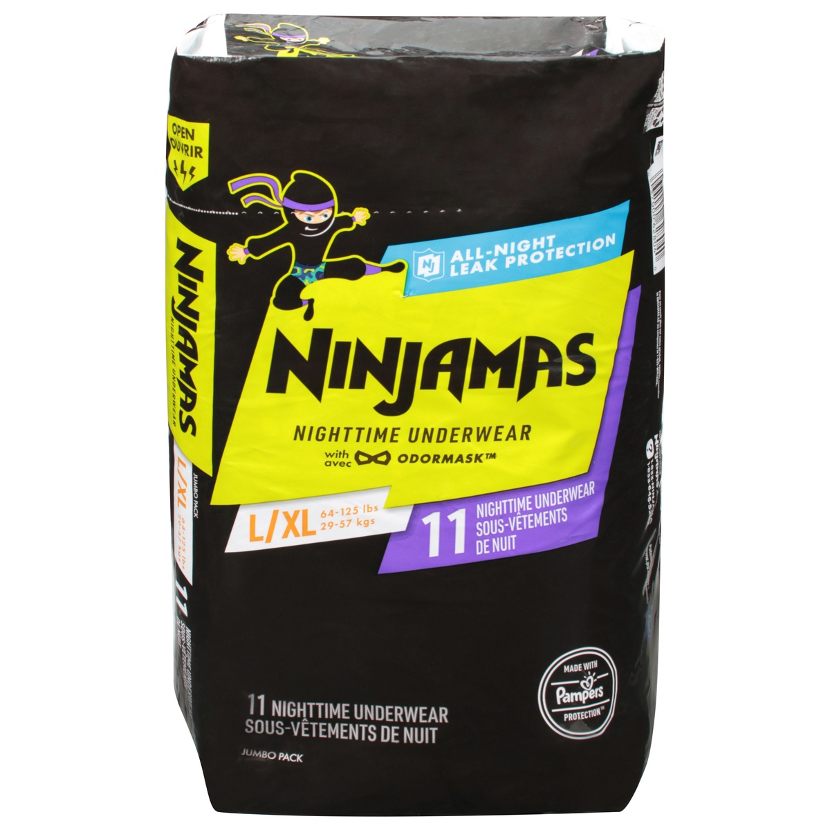 Ninjamas Nighttime Underwear L/XL Jumbo Pack 11 ea 11 ct | Shipt