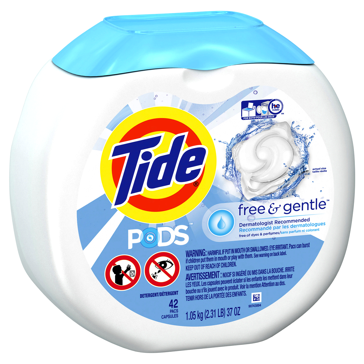 Tide Free & Gentle Laundry Detergent Pods 42 ct | Shipt