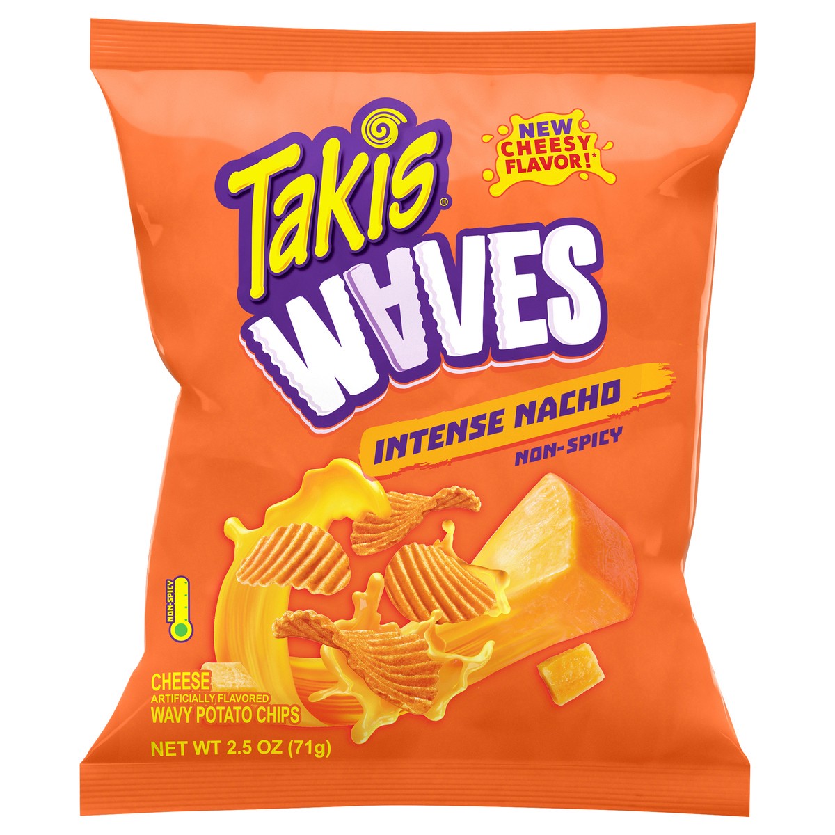Takis Intense Nacho Waves Wavy Potato Chips 2.5 oz Bag 2.5 oz | Shipt