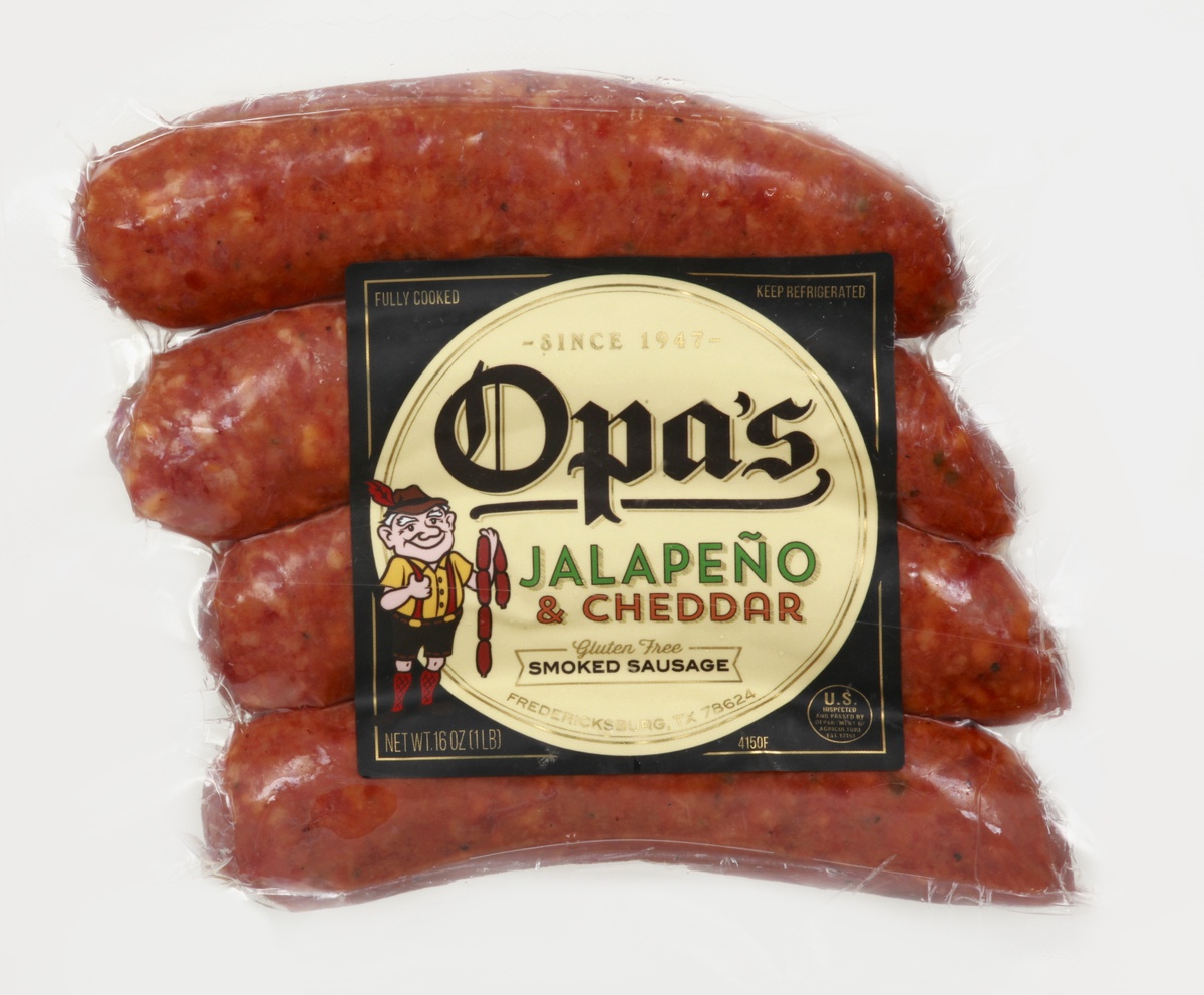 Opa's Jalapeno & Cheese Smoked Sausage Small pack 1 lb | Shipt