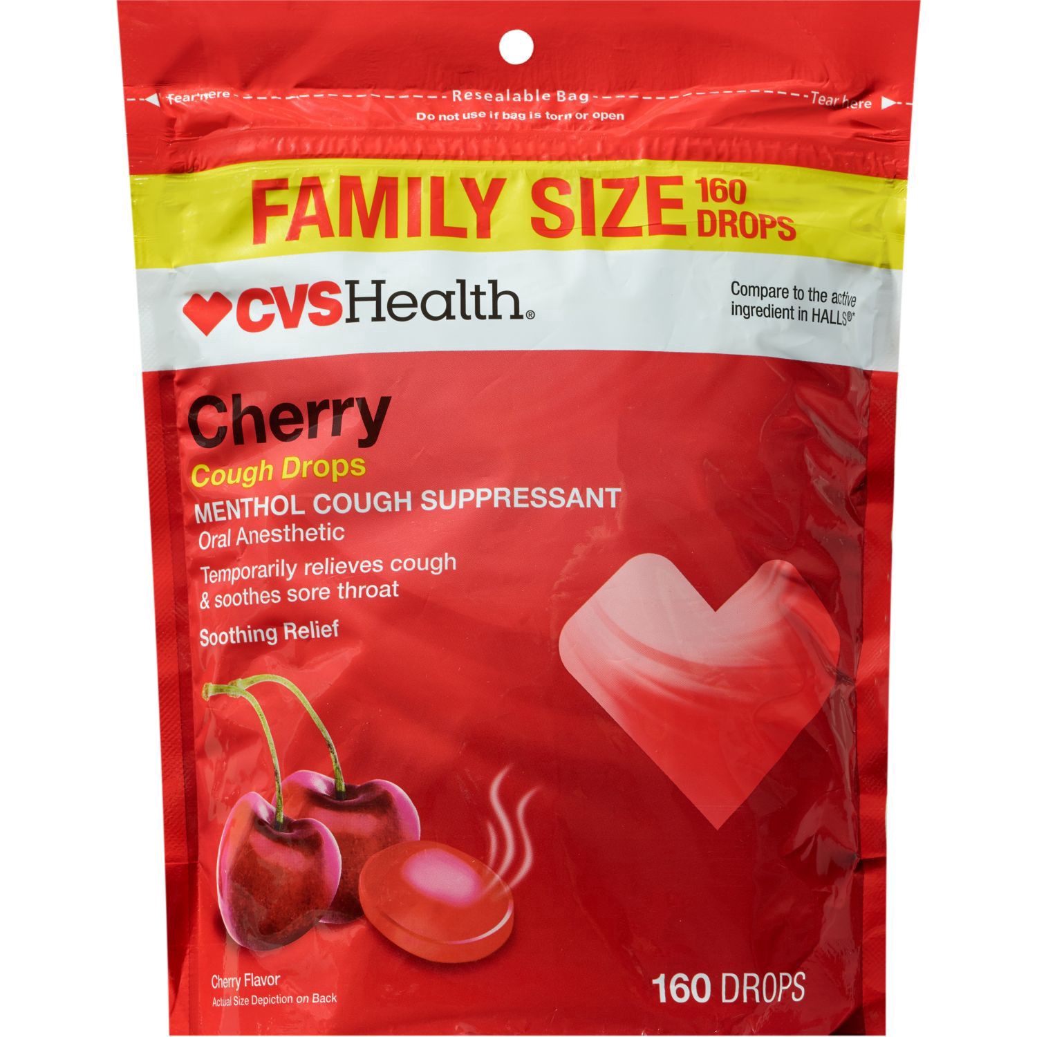 Cvs Cherry Cough Drops, 160 Ct 160 ct | shipt