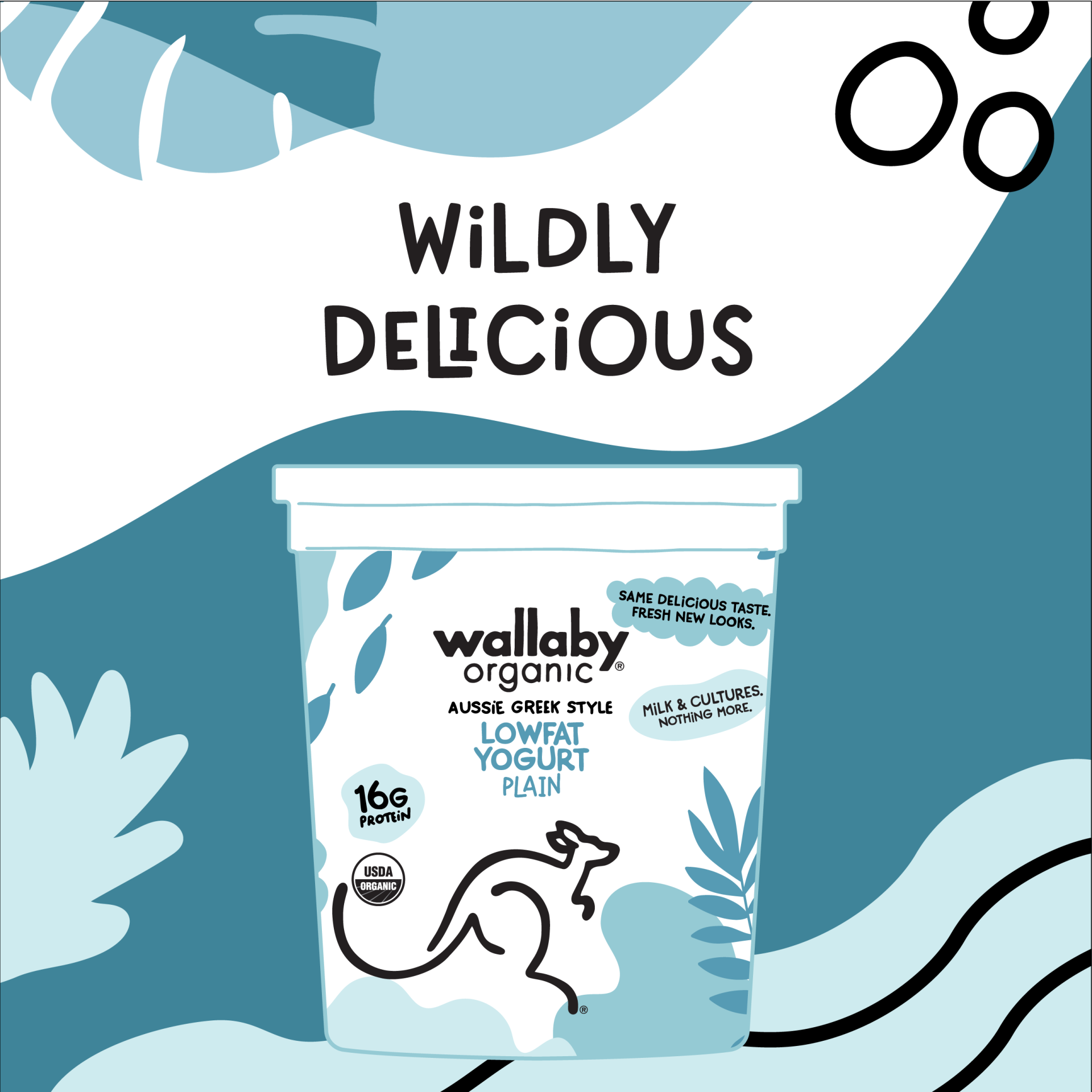 Wallaby Organic Whole Milk Vanilla Bean Greek Yogurt 5.3 oz | Shipt
