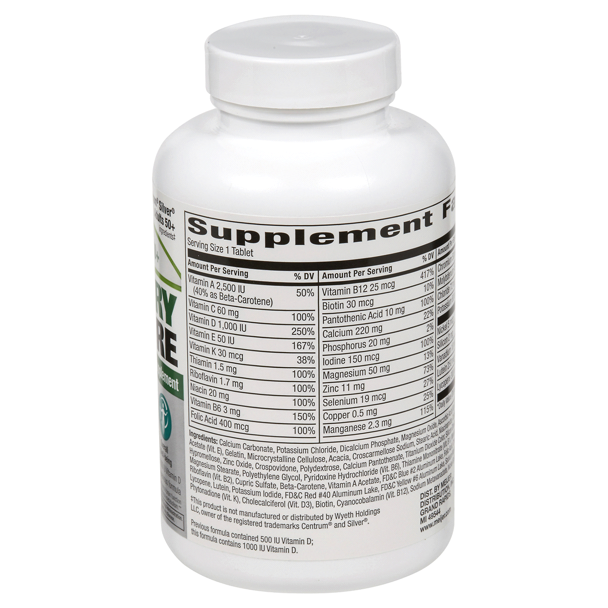 Meijer Adults 50+ Century Multivitamin 220 ct | Shipt