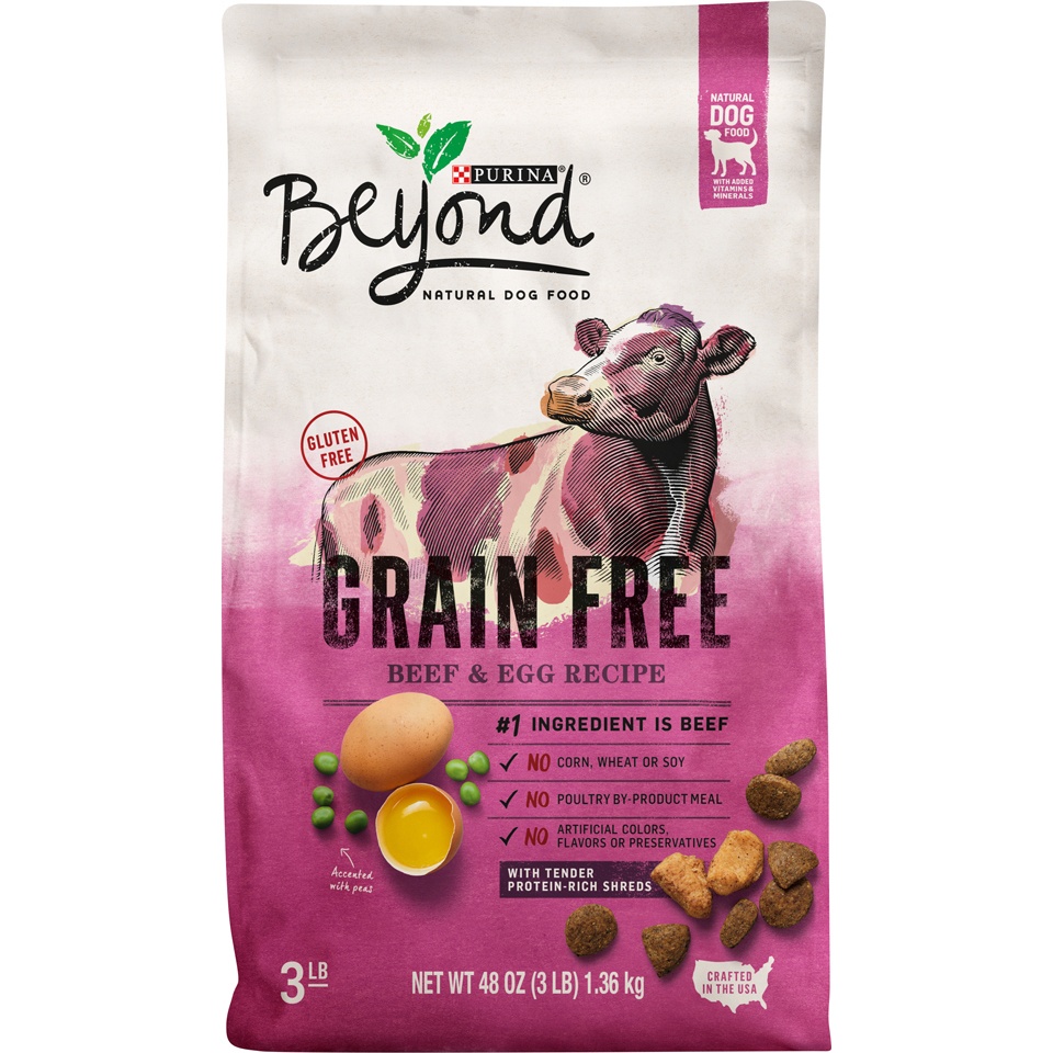 Beyond Natural Dog Food Grain Free Beef Egg Recipe Dog Food 3 lb | Shipt