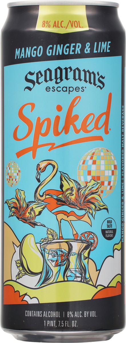 Seagram's Spiked Mango Ginger & Lime Malt Beverage 23.5 fl oz 23.5 fl ...