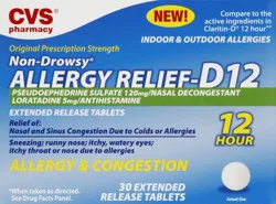 CVS Pharmacy Allergy Relief-D12 30 ea 30 ct | shipt